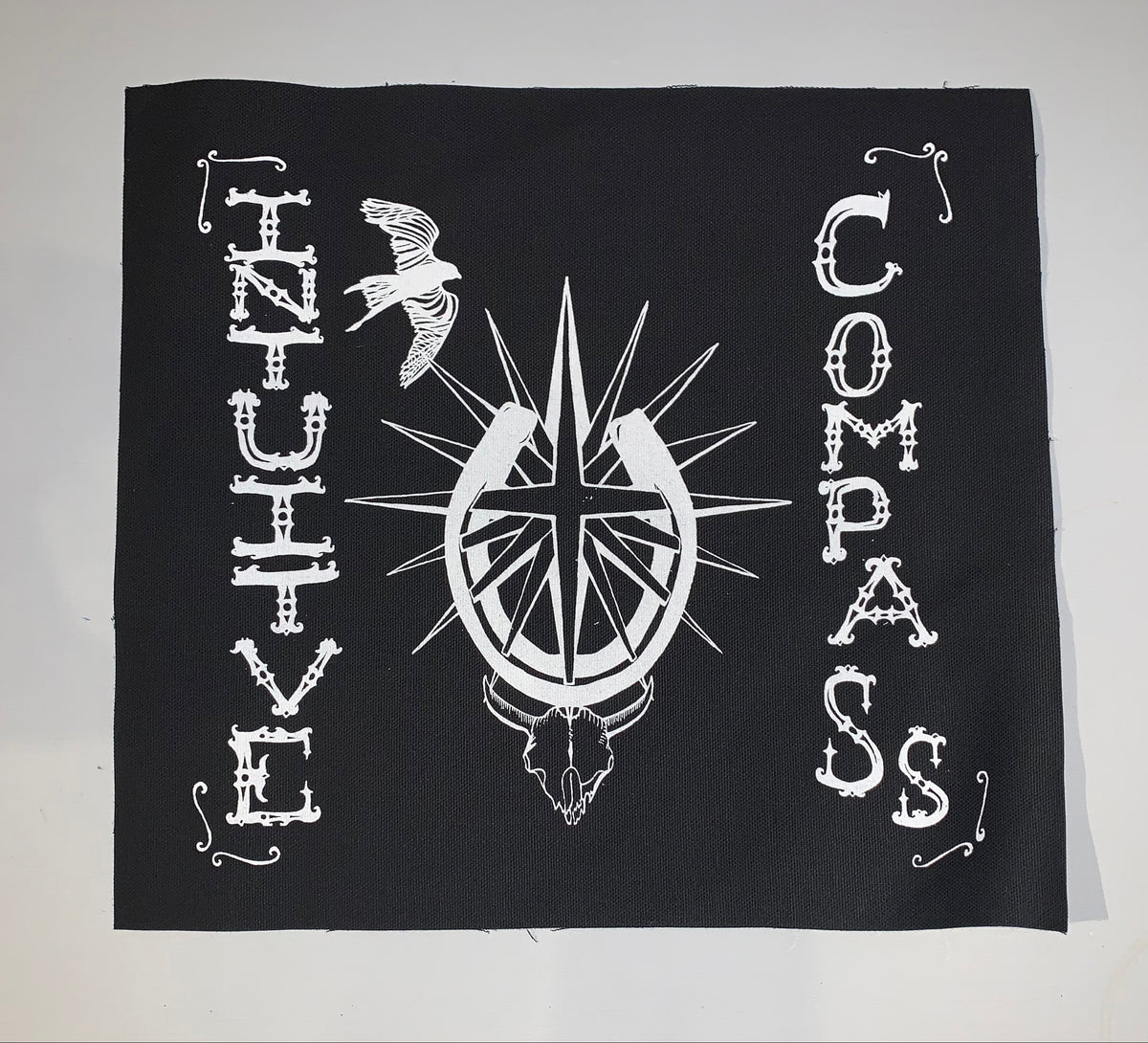 Merch: Intuitive Compass Back Patch – Anti-Corp